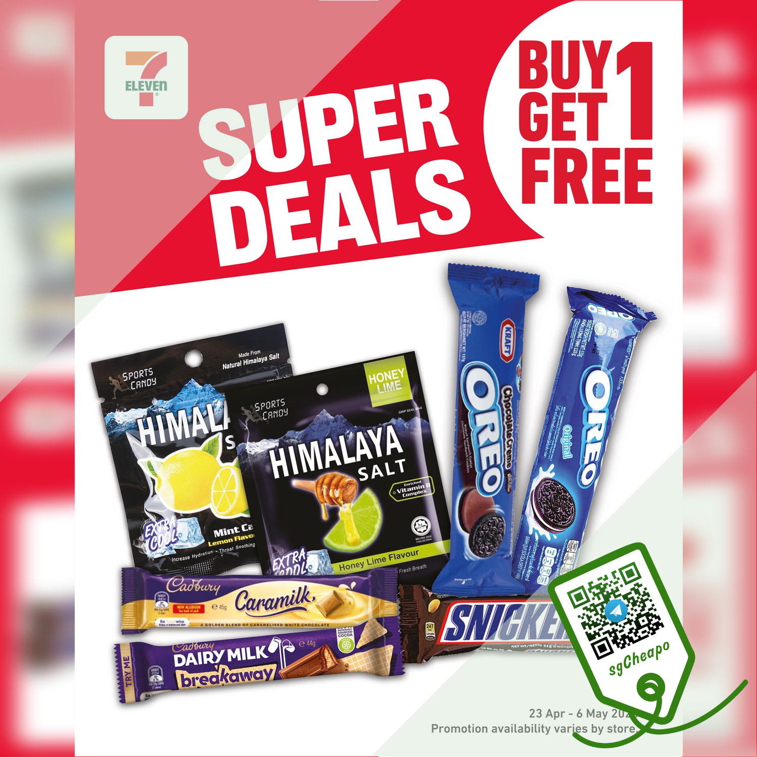 Buy 1 Get 1 FREE Favourite Treats - sgCheapo