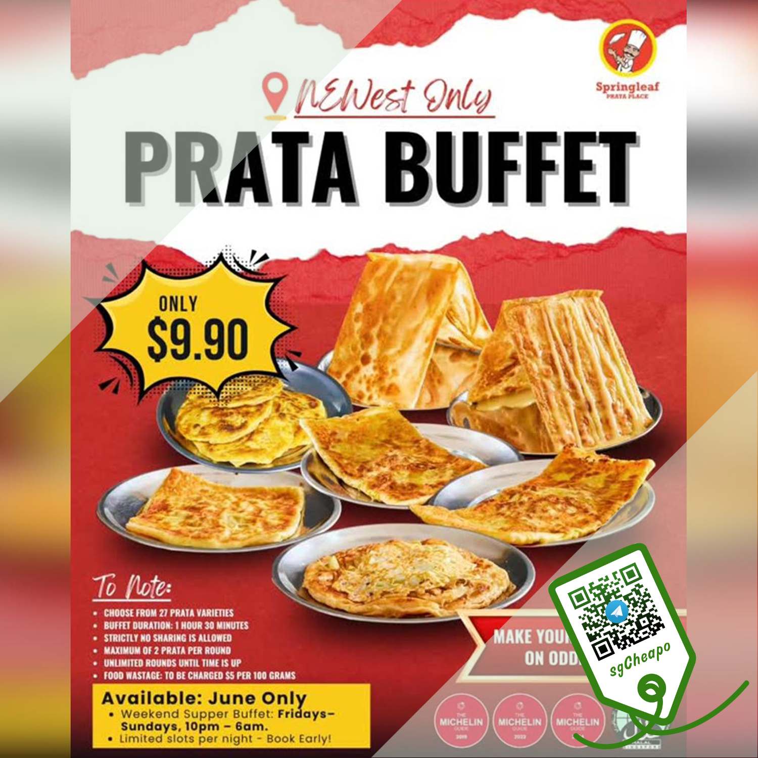 $9.90 Prata Buffet Madness - sgCheapo