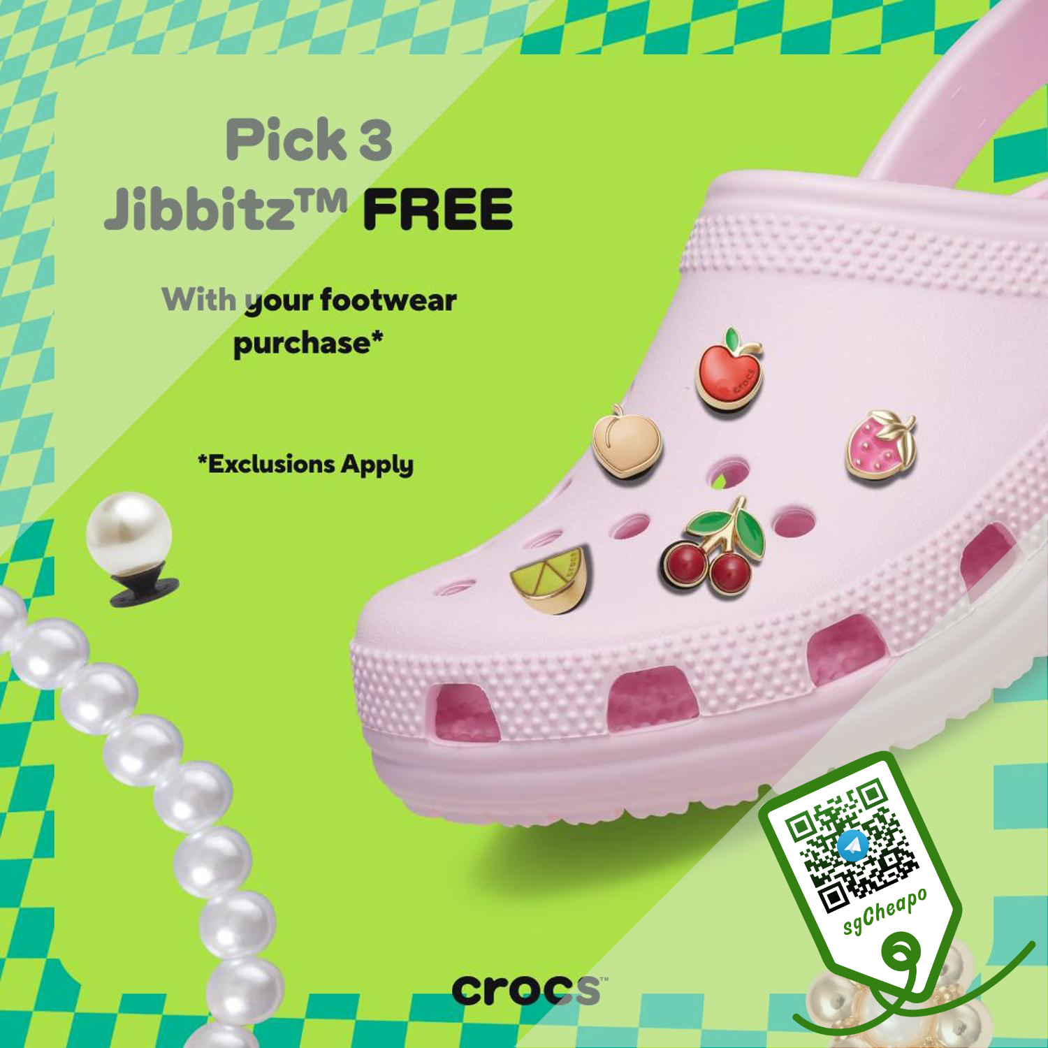 Buy Footwear Get 3 Jibbitz FREE - sgCheapo