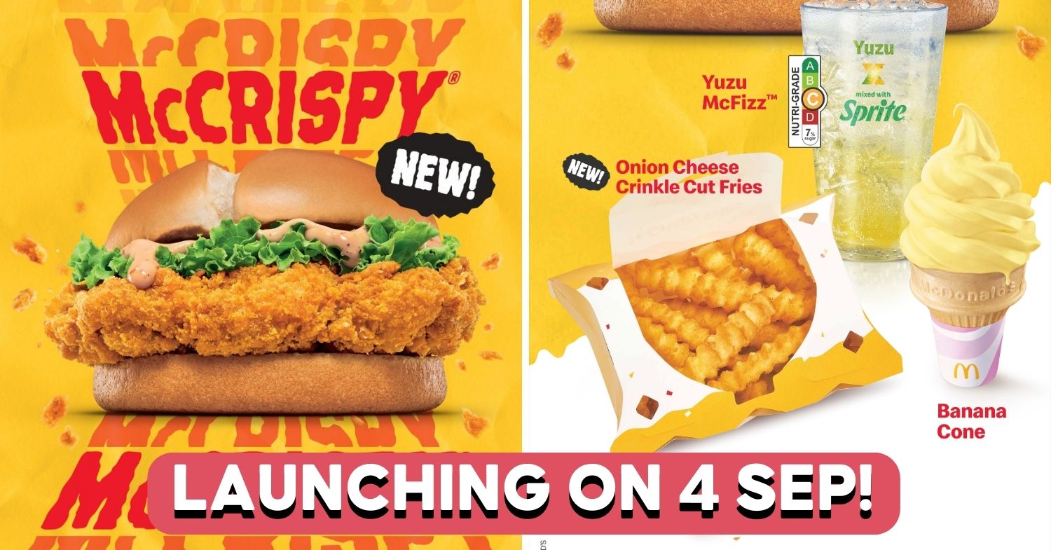 We Tried McDonald’s New McCrispy Burger And Crinkle Cut Fries Before ...